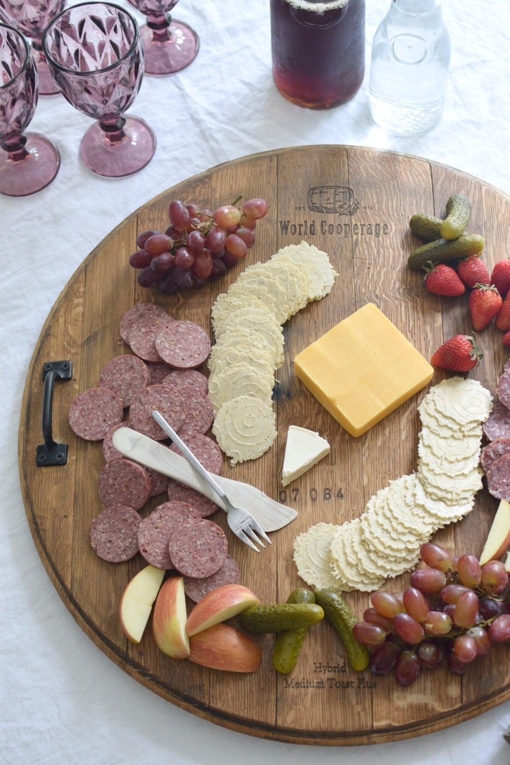 How to Make a Wine Barrel Cheese Board the Easy Way – Hallstrom Home