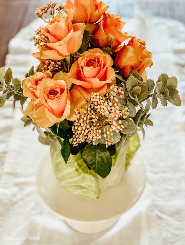DIY Cabbage Flower Arrangement – Hallstrom Home
