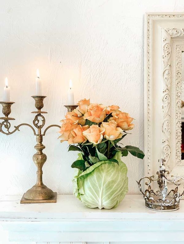 DIY Cabbage Flower Arrangement – Hallstrom Home
