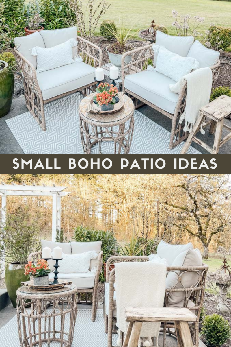 Small Boho Patio Ideas – Hallstrom Home